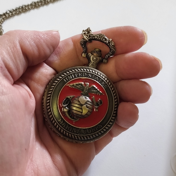 Accessories | New Red And Gold Usmc United States Marine Corps Pocket ...